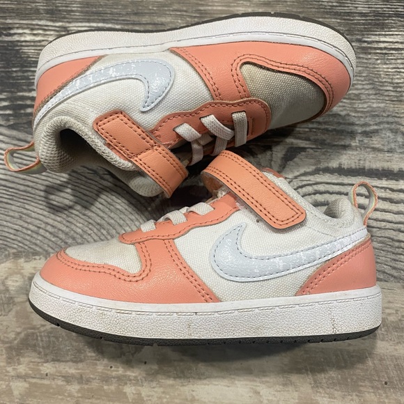 Nike | Shoes | Toddler Nike Peach And Baby Blue Shoes 8c | Poshmark